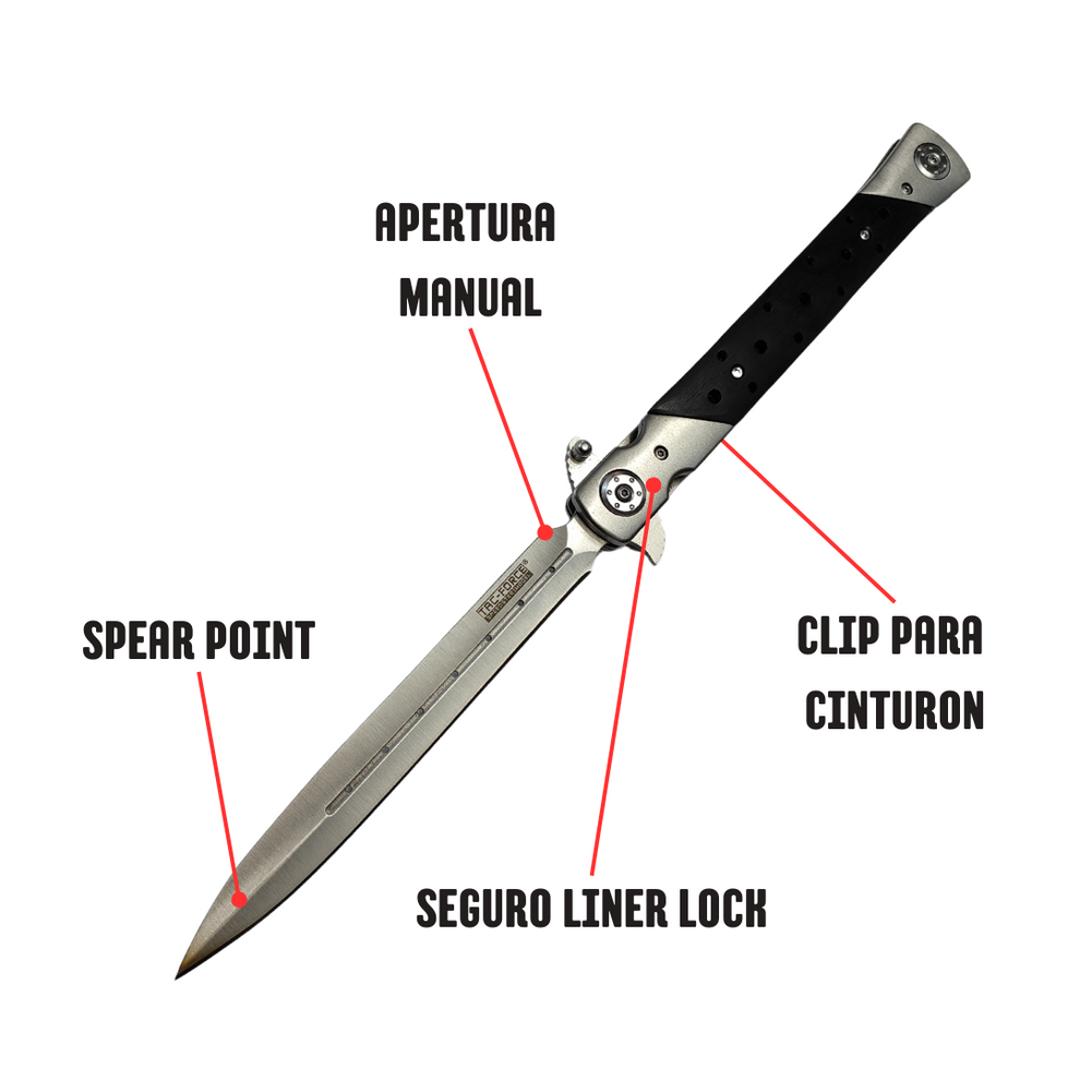 MEGA Navaja Stiletto Tac Force Speed Ster Model – Armas M&S